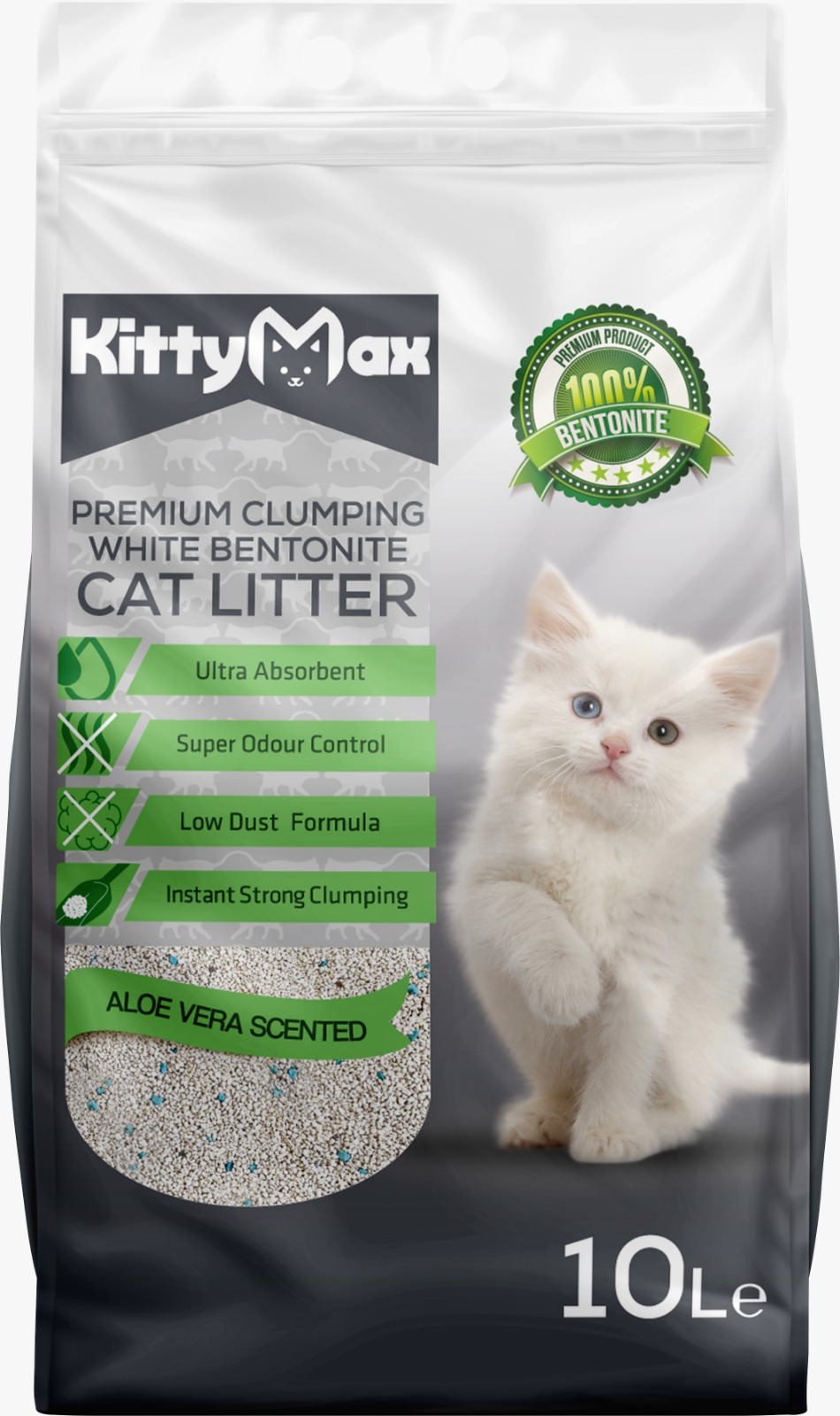 חול מתגבש קיטי מקס/Kitty Max בריח אלוורה | קיטי מקס / Kitty Max | חול ...